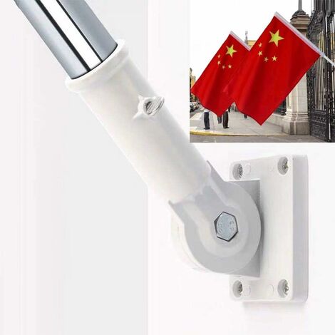 Support de Drapeau, Support Mural Support de Support réglable en métal ...