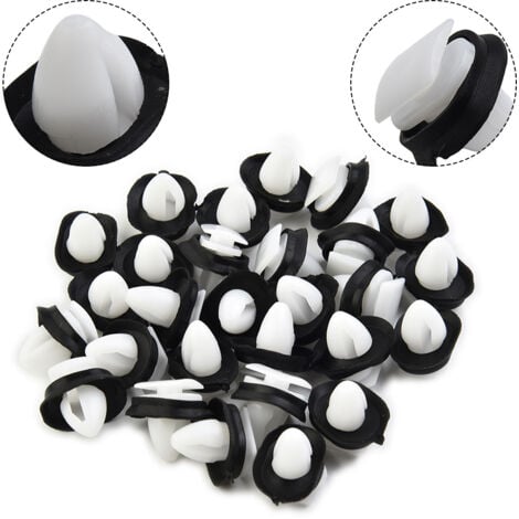 CSPARKV Lot de 100 Agrafe Garniture Fixation Clip Panneau Joint Porte ...