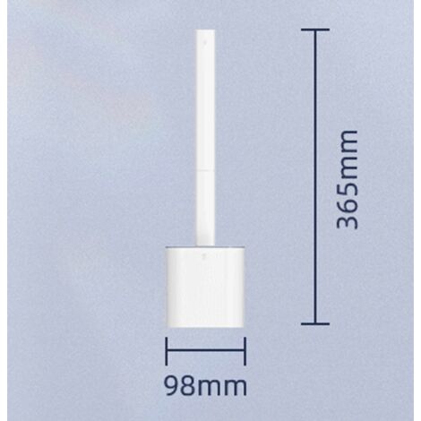 CSPARKV Brosse WC PP+TPR - Brosse Toilette et Supports, Anti-goutte, Antibactérienne, Balayette ...