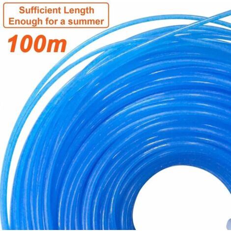Bobine de Fil Rond en Nylon pour Coupe-Bordure débroussailleuse Diamètre 1,6 mm Longueur 100 m ...