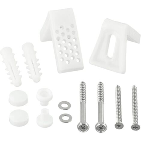 CSPARKV Kit de fixation au sol pour toilettes en forme de L - Pour ...