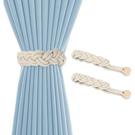 CSPARKV 50cm Attache Rideau, Embrasse pour Rideaux Aimanté, Embrasses à ...