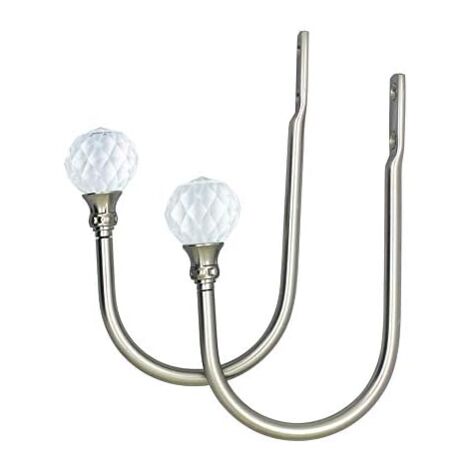 CSPARKV 155x68mm 2 Pièces Cristal Embrasse à Rideau U Design Crochet ...