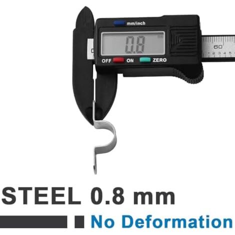 CSPARKV 20 Pièce Clips Câble 2 Trous fixation pour tube Acier ...