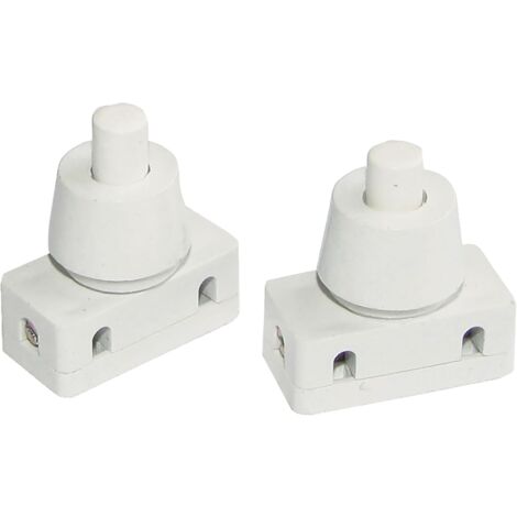 CSPARKV Lot de 2 interrupteurs à encaster blancs