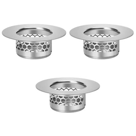 CSPARKV Lot de 3 crépines d'évier en Acier Inoxydable, crépine de ...