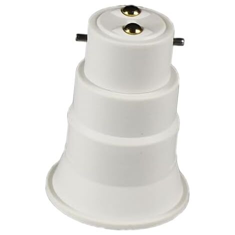 CSPARKV 38x51mm Extension d'adaptateur de Douille de lumière B22 à E27, convertisseur de Douille ...