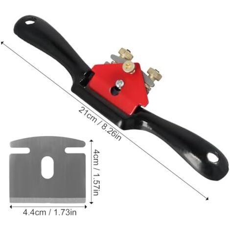 CSPARKV Raboteuse de Bord Réglable à La Main, Rasage de Rayons de Bois ...