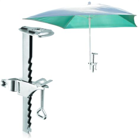 CSPARKV Support de Parasol en Acier galvanisé - Support de Balcon pour ...