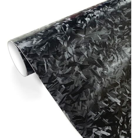 CSPARKV (Noir, 30 x 150CM)Covering Voiture Forgé, Film Covering Carbone ...