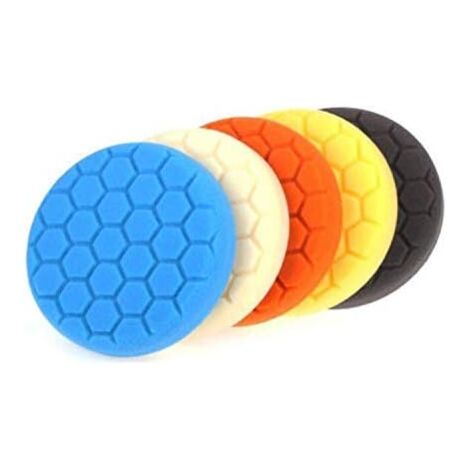 CSPARKV Lot de 5 bonnets pour polisseuse - 150 mm