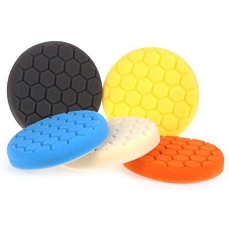 CSPARKV Lot de 5 bonnets pour polisseuse - 150 mm