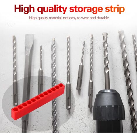 CSPARKV 5 Pièces Rangement Embout Visseuse, 12 Trous Porte Embout ...