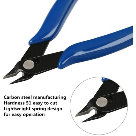 Pince coupante Diagonale, Cutter affleurant avec PLATO-170 à Ressort (5 ...