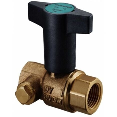Oventrop Optibal TW Trinkwasserkugelhahn DN20, 3/4" IG, mit Entleerung, RG, PN10, 4208806