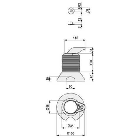 CAMAR pasacable gusy para mesa gris ral 9006 , GUSY Pasacable flexible ...