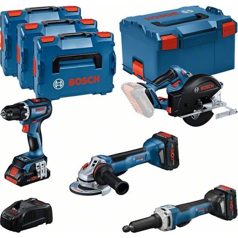 Bosch Professional Profi Set Metall (GSRGWSGKMGGS) (0615990N3A)