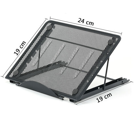 Support Ordinateur Portable Multi-Angle Support Laptop Ventilé en Acier ...