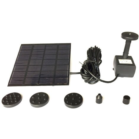 Pompe de bassin solaire pompe de fontaine pompe solaire fontaine de jardin caractéristique de l ...