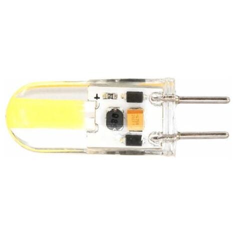 Dimmable Gy6.35 Led Lamp, Ampoule Led Cob En Silicone 12V Dc, 2W, lumière blanche