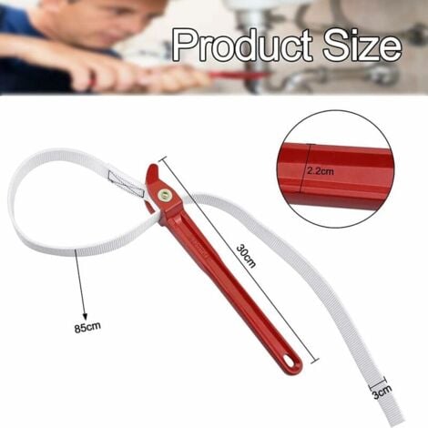 Clé à Sangle Réglable Clé a Sangle Filtre à Huile Universel Poignée ...