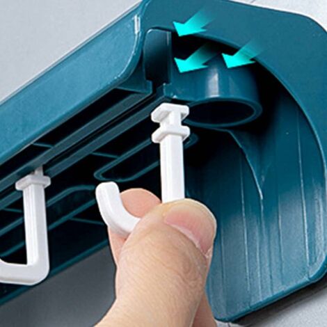 Support Mural de Porte-Couteau sans Perforation 4 Couleurs Magnetic ...