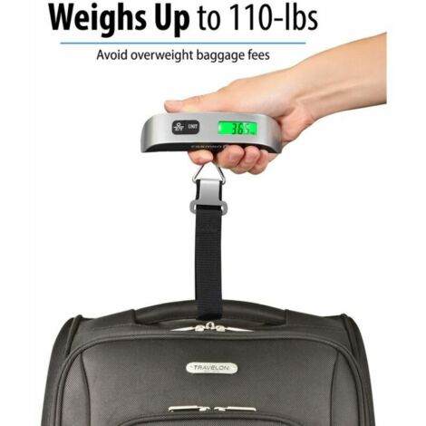 Pèse Bagage Electronique Portable (1 Pack), Multifonction Pese Valise ...
