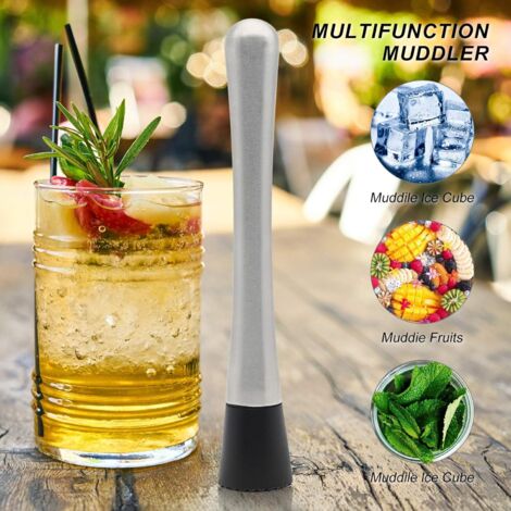 Pilon à Cocktail, Pilon à Cocktail en Acier Inoxydable, Outils de Bar ...