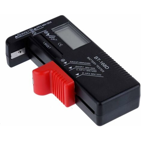 BT-168D testeur de tension numérique batterie universelle affichage de ...