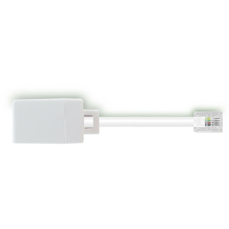 Adaptateur RJ11 mâle/RJ 45 fem.
