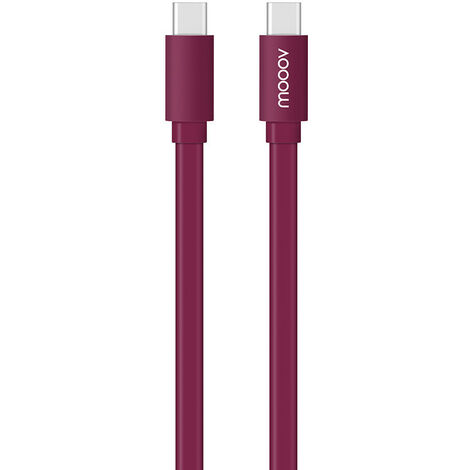 Câble USB-C / USB-C plat 1 m - magenta