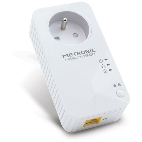 Prise CPL netsocket 600 avec prise gigogne