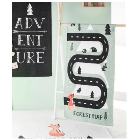 Tapis enfant Forest map