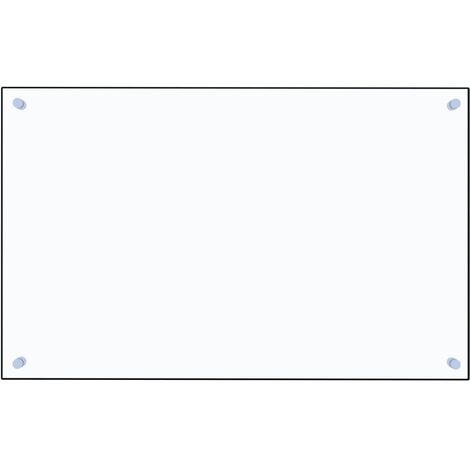 INLIFE Dosseret de cuisine en verre trempé transparent 80 x 50 cm ...