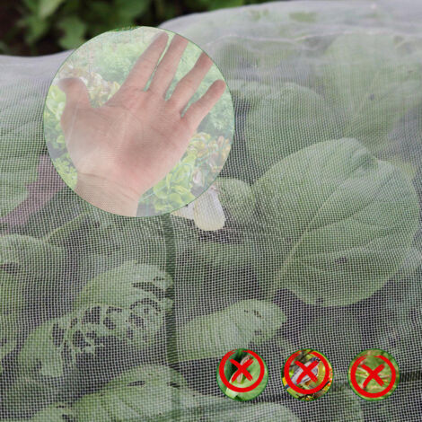 Filet Anti Insecte Filet de jardin protection légumes Filet de ...