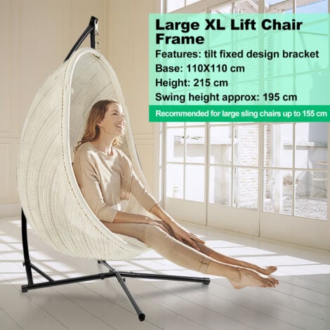 VINGO Cadre de fauteuil suspendu suspendue support de siège suspendu ...