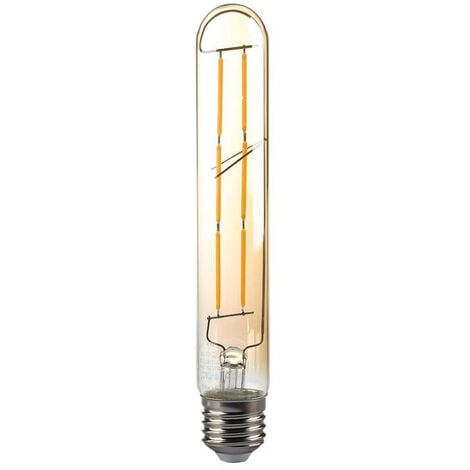 Ampoule LED V-TAC E27 6 W 100 lm/W T30 Filament Ambre Blanc Chaud