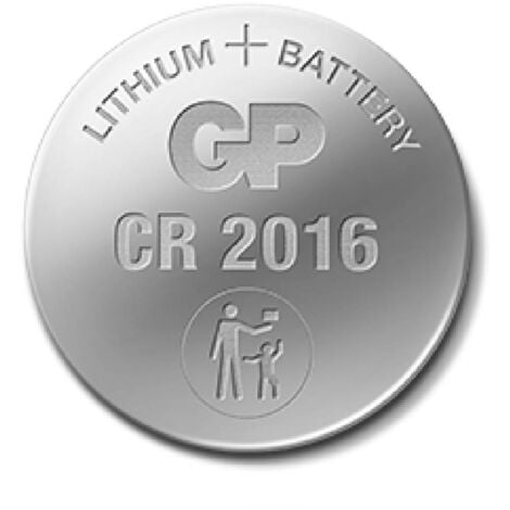 GP Battery Pile lithium 3V CR2016 (Blister 4 pièces)