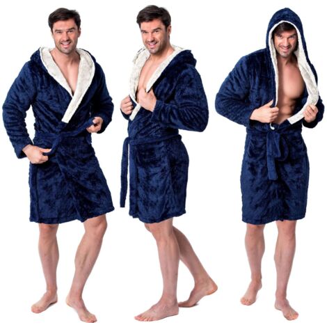 PEIGNOIR JORDAN POWDER NAVY-ECRU MEN L