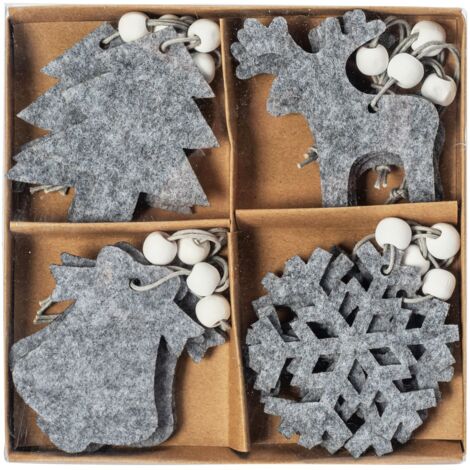 GUIRLANDE DE NOËL, ARBRES DE NOËL ÉTOILES 16SZT SHY-W8569 GREY