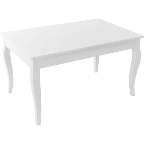 TABLE BASSE BLANCHE 60X90CM 381834