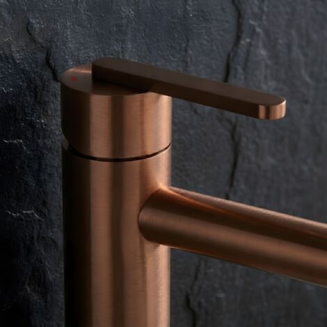 Robinet De Lavabo Rea Ontario Brush Copper High