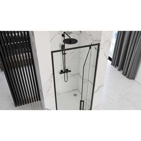 Porte de douche anti fuite Rapid Swing 70 vitrage facile a nettoyer ...