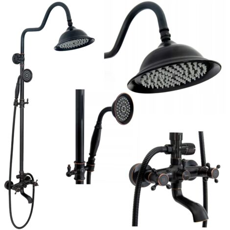 KIT DE DOUCHE REA RETRO OLD BLACK