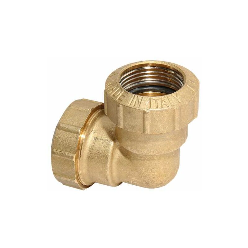 PE-Rohr 90° Winkel Ø 25 mm 3/4'' Verbinder Verschraubung Messing MS 58 DVGW