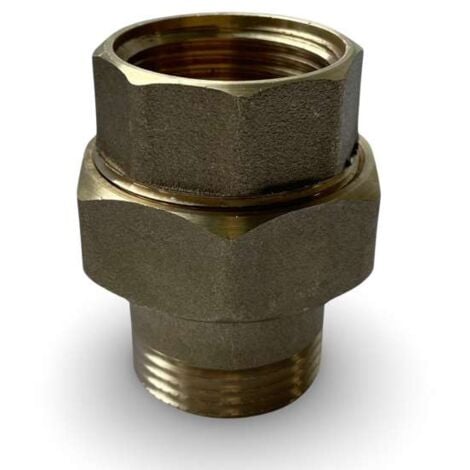 Messing Verschraubung 1'' Rohrverschraubung DN25 1 Zoll IG/AG