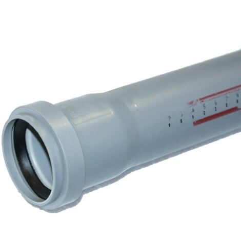 HT Rohr mit Muffe und Gummidichtung HT-Rohr DN75 500mm HTME