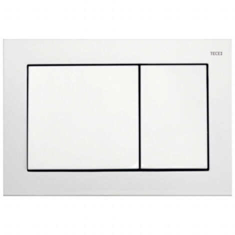 TECE WC-Betätigungsplatte TECEbase für Zweimengentechnik weiß 9240700