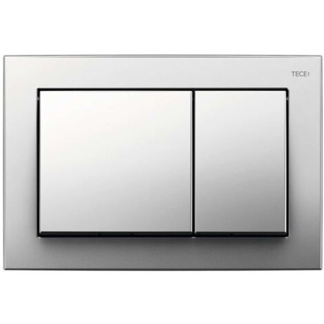 TECE WC-Betätigungsplatte TECEbase für Zweimengentechnik Chrom glänzend 9240701