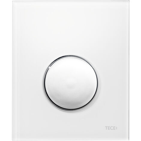 TECE Urinalbetätigung TECEloop inkl. Kartusche, weiß, Tasten Chrom glänzend 9242627